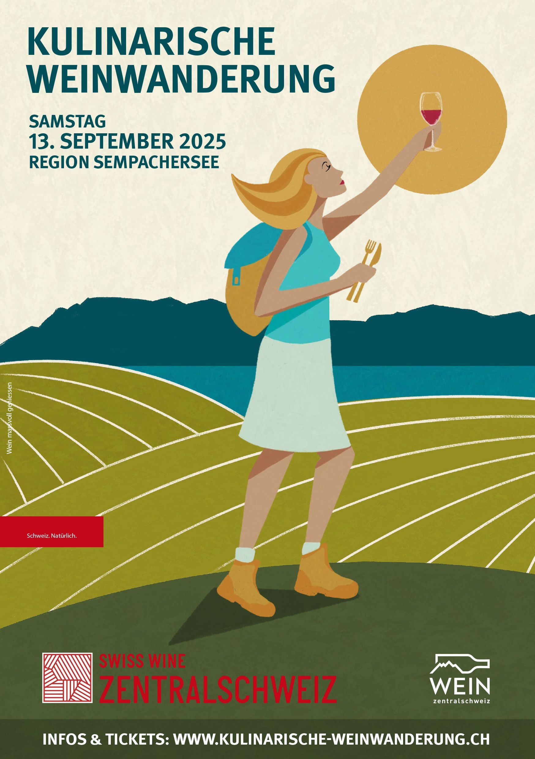 Kulinarische Weinwanderung in der Region Sempachersee
